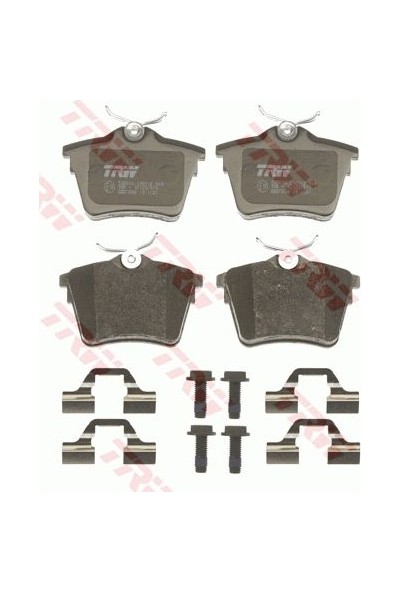 Trw GDB1596 Arka Fren Balatasi P407 04- C5 Iıı 09- 1.6hdi 110 Fap 1.8 2.0 2.0 Hdi 135 Fap 2.2 3.0 425279 425491 (WA352864)