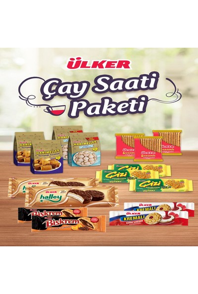 Ülker Çay Saati Bisküvi&kek Paketi