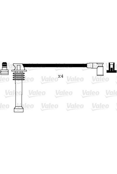 Valeo 346104 Buji Kablosu Takim Mondeo Iıı 00-07 Mazda 6 1.8 / 2.0 16V 00-06 1119840 (WE293641)
