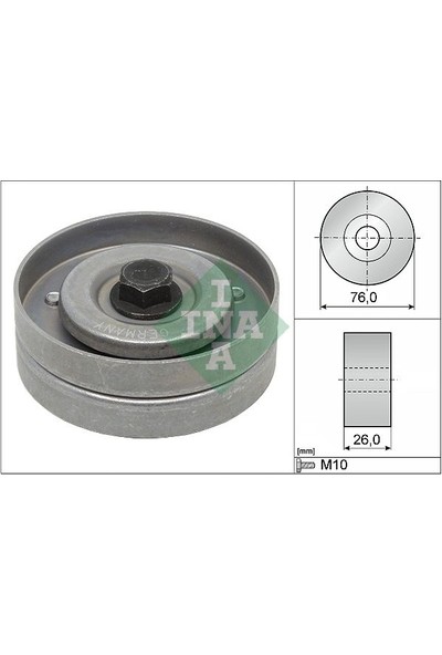 Ina 532040230 V Kayis Gergi Rulmani ( Astra H Combo Corsa C Merıva 1.7di 1.7cdti Z17DTH ) 1854421 (WF191934) Ina 532040230 V Kayis Gergi Rulmani ( Astra H Combo Corsa C Merıva 1.7di 1.7cdti Z17DTH ) 1854421 (WF191934)