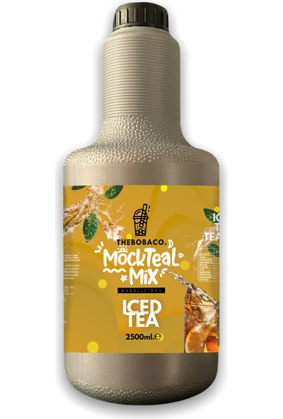 The Boba Co Mockteal Konsantre Çay Bazı / Siyah Çay 2,5 lt The Boba Co Mockteal Konsantre Çay Bazı / Siyah Çay 2,5 lt