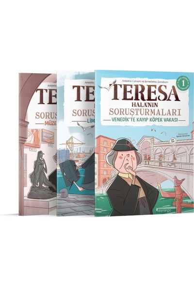 Görsel, Mantıksal ve Bilişsel Beceri Etkinlik Seti (7-9 Yaş) - Teresa Hala’nın Soruşturmaları 1-2-3 - Antonio Calvan Görsel, Mantıksal ve Bilişsel Beceri Etkinlik Seti (7-9 Yaş) - Teresa Hala’nın Soruşturmaları 1-2-3 - Antonio Calvan
