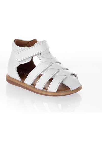 Mywondry Yazlık Kız Bebek Beyaz Sandalet Ayakkabı Mywondry Yazlık Kız Bebek Beyaz Sandalet Ayakkabı