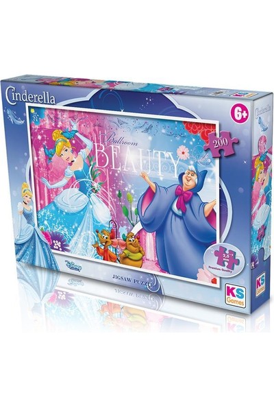 KS Games Ks Puzzle Ks Games 200 Parça Cinderella Puzzle KS Games Ks Puzzle Ks Games 200 Parça Cinderella Puzzle