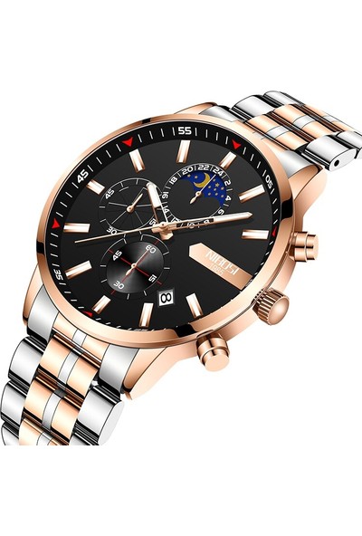 Nibosi Chronograph Erkek Saatleri Su Geçirmez Çelik 2501 (Yurt Dışından) Nibosi Chronograph Erkek Saatleri Su Geçirmez Çelik 2501 (Yurt Dışından)