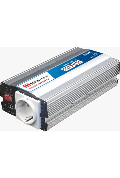 Mervesan Inverter 600 Watt 12VDC-220VAC Şarjlı Dc/ac Powertam Sinüs Inverter Mervesan MTI--12S Mervesan Inverter 600 Watt 12VDC-220VAC Şarjlı Dc/ac Powertam Sinüs Inverter Mervesan MTI--12S