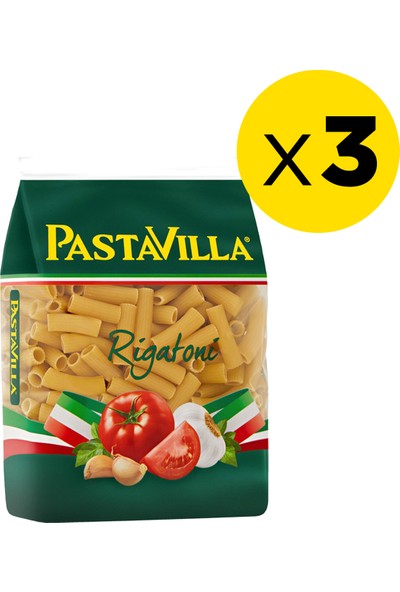Pastavilla Makarna Rigatoni 500 gr x 3 Adet Pastavilla Makarna Rigatoni 500 gr x 3 Adet