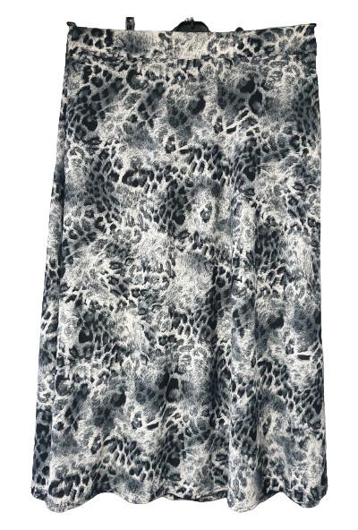 Sercan Konfeksiyon Kadın Astarlı Krep Yarım Mevlana Etek