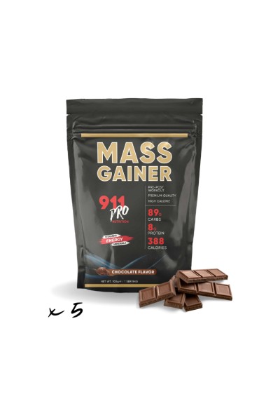 Mass Gainer Çikolata Aromalı 5 x 100 gr (500 gr) Mass Gainer Çikolata Aromalı 5 x 100 gr (500 gr)