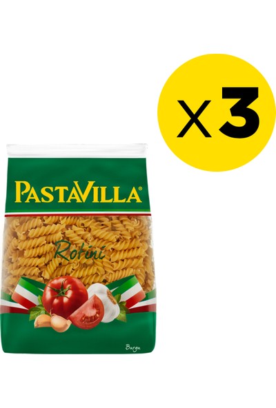 Pastavilla Makarna Burgu 500 gr x 3 Adet