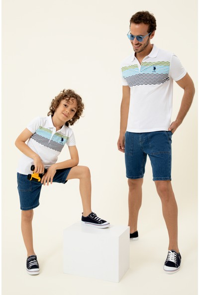 U.S. Polo Assn. Erkek Çocuk Elma Yeşili T Shirt 50250304-VR020