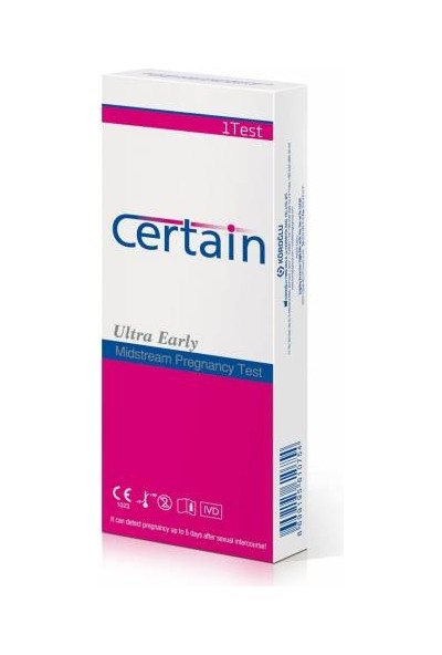 Certain 12 Adet Certain Ovulasyon Yumurtlama 2 Certain Erken Hamilelik Testi Certain 12 Adet Certain Ovulasyon Yumurtlama 2 Certain Erken Hamilelik Testi