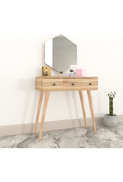 Babish Home Çok Amaçlı, Şık ve Aynalı Dekoratif Makyaj Masası Babish Home Çok Amaçlı, Şık ve Aynalı Dekoratif Makyaj Masası