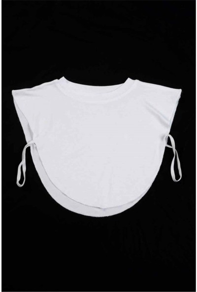 Boneci Tesettür Penye Boyunluk Beyaz