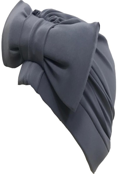 Belinda Fiyonklu Hazır Bone Füme