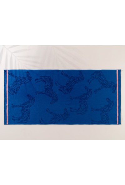 Madame Coco Laure Plaj Havlusu - Lacivert - 70X150 cm Madame Coco Laure Plaj Havlusu - Lacivert - 70X150 cm