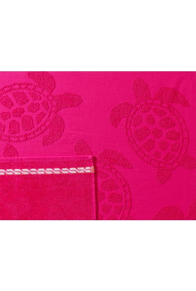 Madame Coco Rochelle Plaj Havlusu - Fuşya - 70X150 cm Madame Coco Rochelle Plaj Havlusu - Fuşya - 70X150 cm