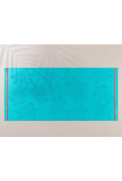 Madame Coco Rochelle Plaj Havlusu - Turkuaz - 70X150 cm Madame Coco Rochelle Plaj Havlusu - Turkuaz - 70X150 cm