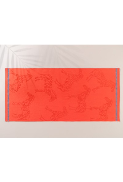 Madame Coco Laure Plaj Havlusu - Turuncu - 70X150 cm Madame Coco Laure Plaj Havlusu - Turuncu - 70X150 cm