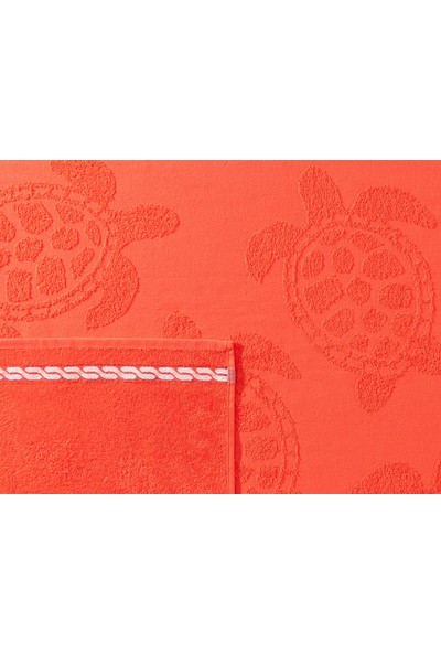 Madame Coco Rochelle Plaj Havlusu - Turuncu - 70X150 cm Madame Coco Rochelle Plaj Havlusu - Turuncu - 70X150 cm