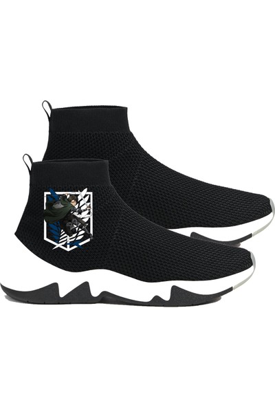 Art's Anime Titan Levi Çorap Design Sneaker Spor Ayakkabı