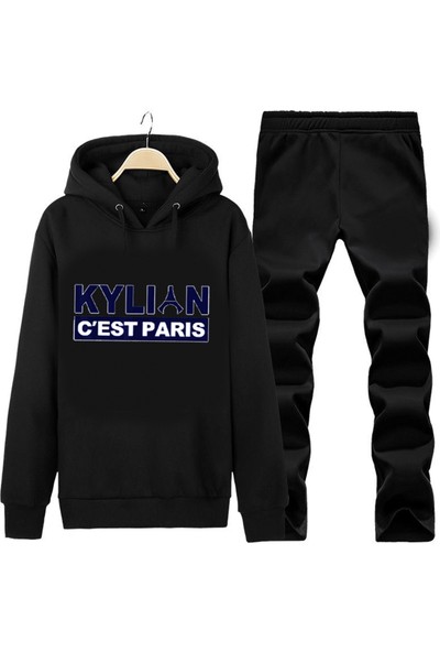 Art's Mbappe Paris Unisex Kapüşonlu Eşofman Takımı