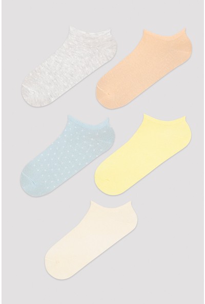 Penti Mavi Lovely Candy 5li Patik Çorap Penti Mavi Lovely Candy 5li Patik Çorap