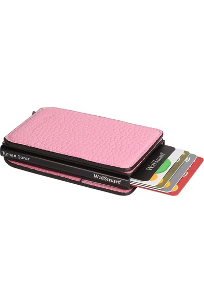 Walsmart Magnetic Cp Floater Akıllı Mekanizmalı Deri Cüzdan