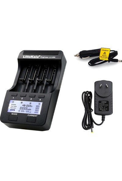 Liitokala Lİİ-500 4 Pil Yuvalı Akıllı Pil Şarj Cihazı
