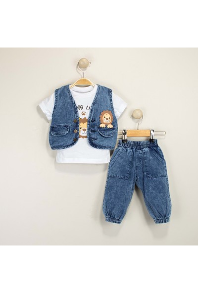 Nono Baby Erkek Bebek Kot Çeketli Takım - Nono Baby - Bebek Alt & Üst Takım - Lacivert - 6-9 Ay Nono Baby Erkek Bebek Kot Çeketli Takım - Nono Baby - Bebek Alt & Üst Takım - Lacivert - 6-9 Ay