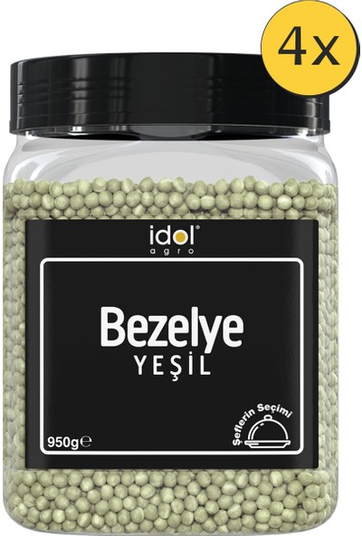 İdolagro Yeşil Bezelye Premium Pet Box 4 x 950 gr İdolagro Yeşil Bezelye Premium Pet Box 4 x 950 gr