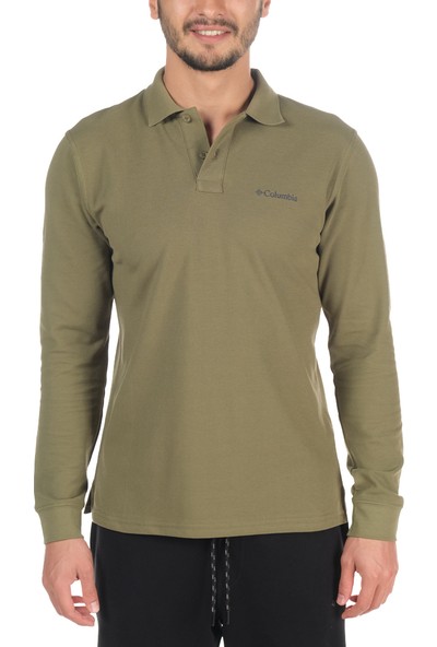 Columbia M Cascade Range Solid Ls Polo Erkek T-Shirt CS0099 Columbia M Cascade Range Solid Ls Polo Erkek T-Shirt CS0099