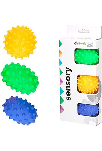 Poema & Rosa Sensory Duyusal Plastik Bebek Topu 3 Adet Poema & Rosa Sensory Duyusal Plastik Bebek Topu 3 Adet