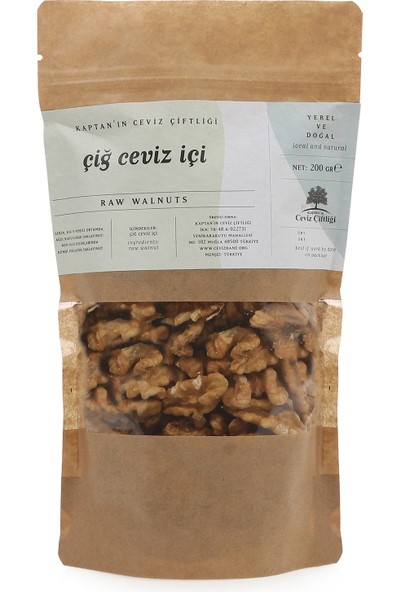 Kaptanın Ceviz Çiftliği Yerli Çiğ Ceviz İçi 90 gr Kaptanın Ceviz Çiftliği Yerli Çiğ Ceviz İçi 90 gr
