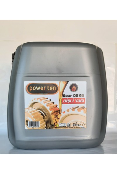 Powerten 90 Numara Dişli Yağı 16 LİTRE Powerten 90 Numara Dişli Yağı 16 LİTRE