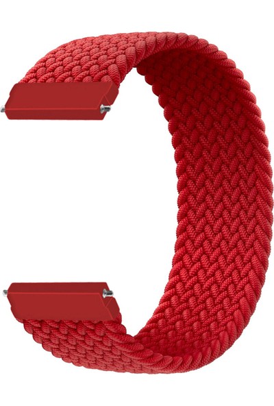 Regetto Garmin Vivomove Hr Kordon (Small Size, 135MM) Örgülü Esnek Solo Kırmızı Regetto Garmin Vivomove Hr Kordon (Small Size, 135MM) Örgülü Esnek Solo Kırmızı
