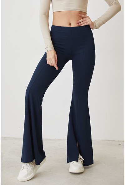 Ispanyol Paça Tayt-Lacivert