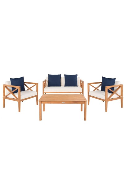 Leon Masif Kayın Ahşap Bahçe Balkon Teras Koltuk Takımı 2+1+1+Orta Sehpa Leon Masif Kayın Ahşap Bahçe Balkon Teras Koltuk Takımı 2+1+1+Orta Sehpa
