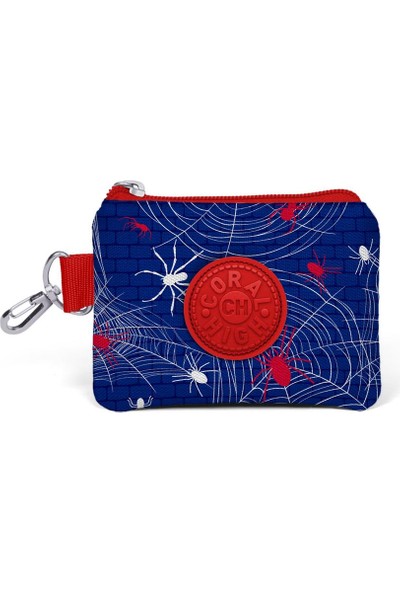 Coral High Kids Lacivert Örümcek Desenli Bozuk Para Çantası 21755