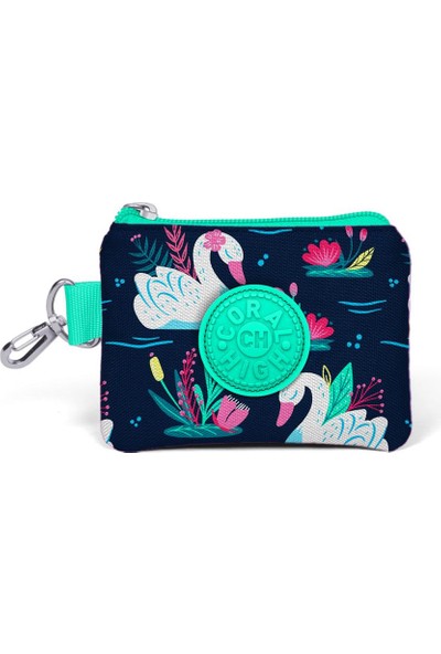 Coral High Kids Neon Mercan Lacivert Kuğu Desenli Bozuk Para Çantası 21748 Coral High Kids Neon Mercan Lacivert Kuğu Desenli Bozuk Para Çantası 21748