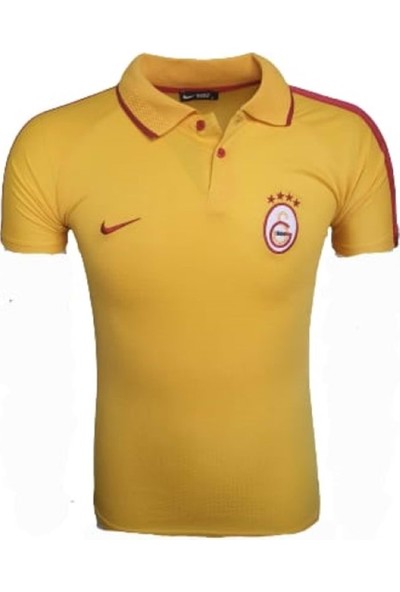 Galatasaray Polo Yaka T-Shirt G-00538 - Sarı - S