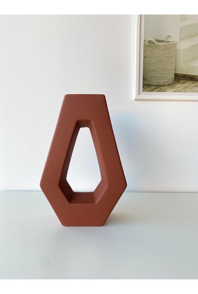 Isem Trıang Seramik Vazo (Kiremit) Isem Trıang Seramik Vazo (Kiremit)