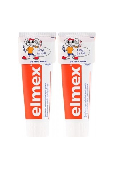Elmex Jel 0-5 Yaş Için Çocuk Diş Macunu x 2 Adet Elmex Jel 0-5 Yaş Için Çocuk Diş Macunu x 2 Adet