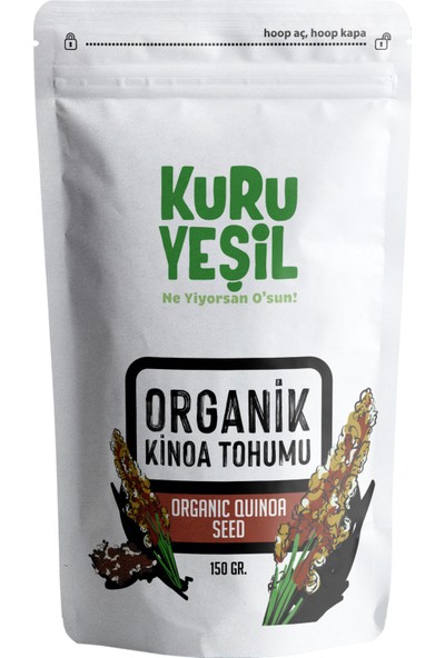 Kuru Yeşil Organik Kinoa Tohumu 150 gr / Organic Quinoa Seeds Kuru Yeşil Organik Kinoa Tohumu 150 gr / Organic Quinoa Seeds