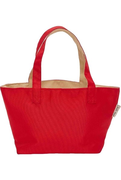 Çift Taraflı El Çantası,kırmızı - Bej,ce-1