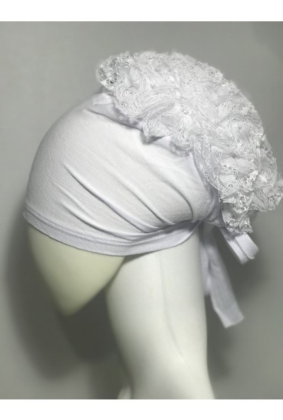 Zamir Dantelli Fırfırlı Bone