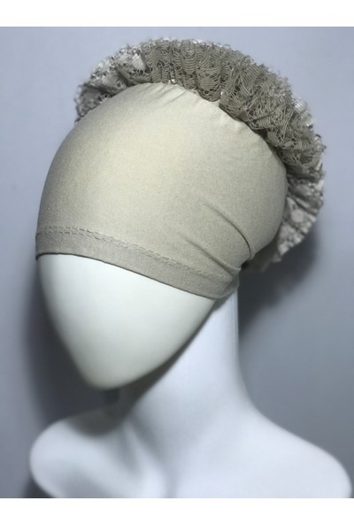 Zamir Dantelli Fırfırlı Bone