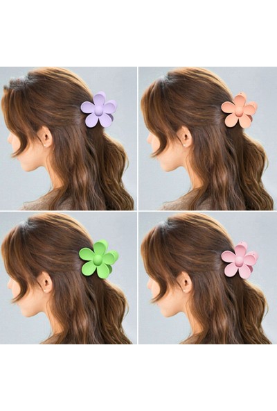 Mingy Pastel Renklerde Papatya Model 6'lı Mandal Toka Seti Mingy Pastel Renklerde Papatya Model 6'lı Mandal Toka Seti