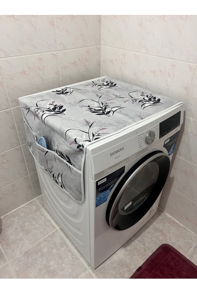 Bünyamin Çalışkan Lüx Cepli Çamaşır Makinesi Örtüsü
