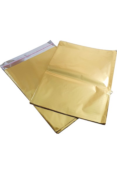 Repro Design 35 x 50 cm Lüx Gold Metalize Hediye Paketi 50 Adet